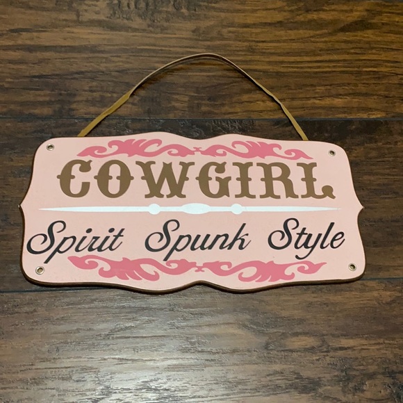 Wall Decor | Cowgirl Wall Decor Pink | Poshmark